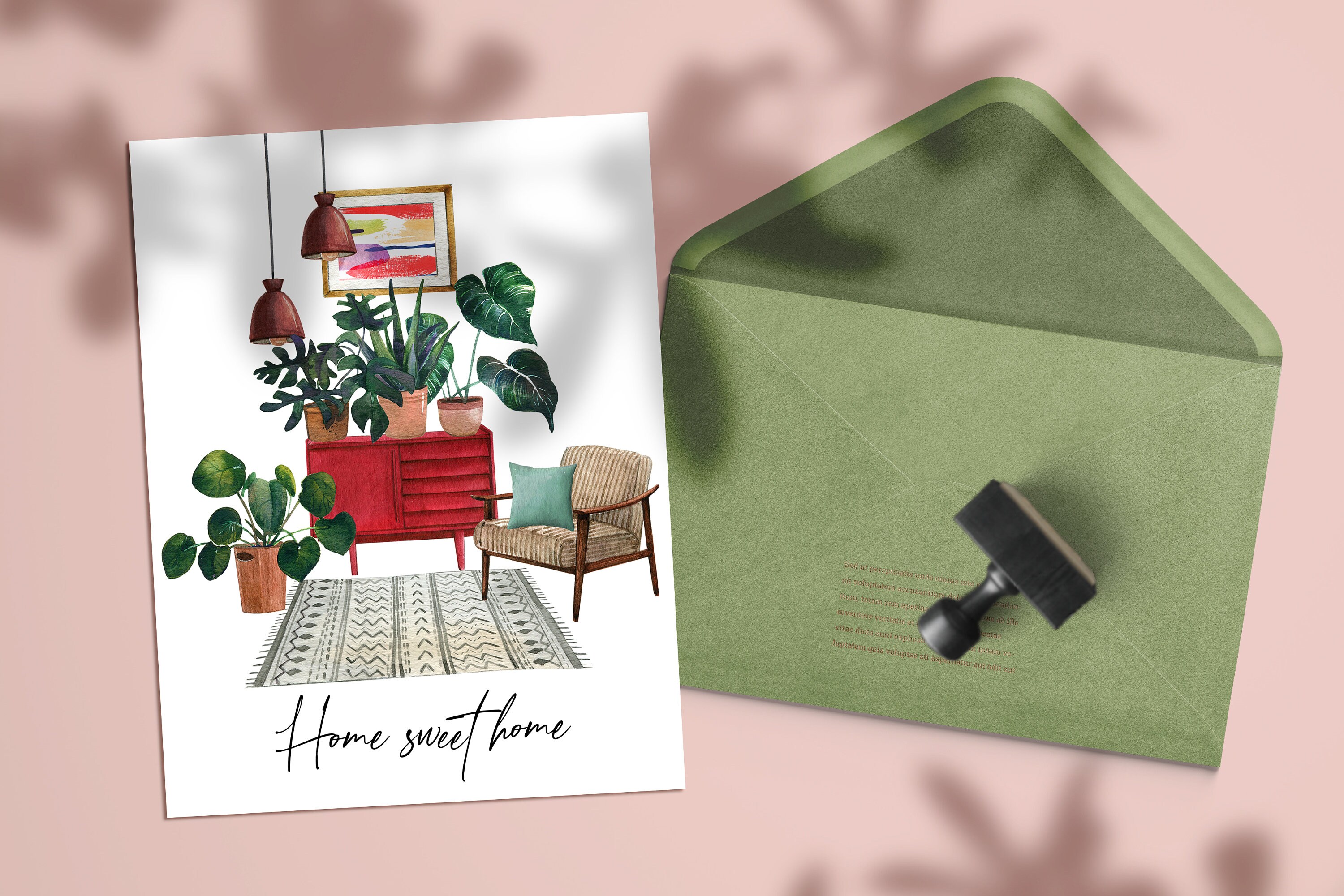 Interior Decor Scene Creatormood Board Living Room Design | Etsy