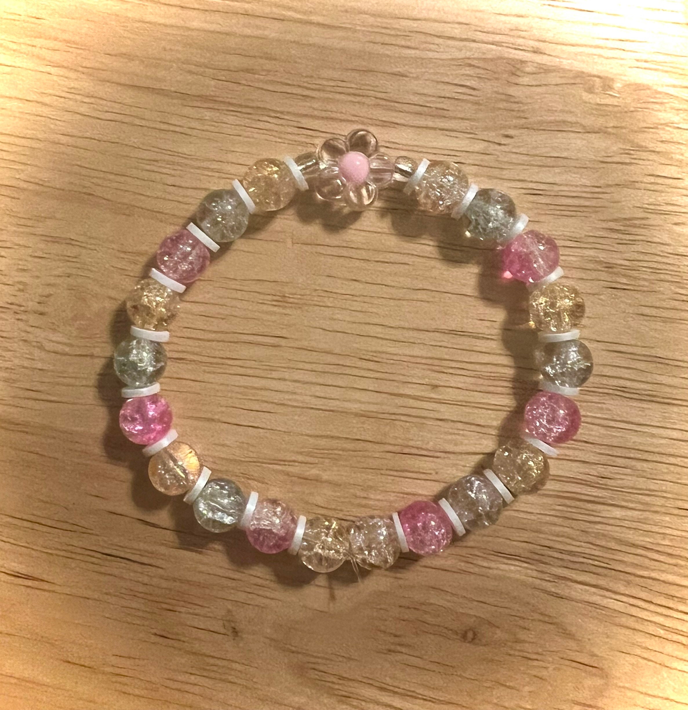 Fluttershy MLP Inspired Beaded Bracelet Stretchy - Etsy