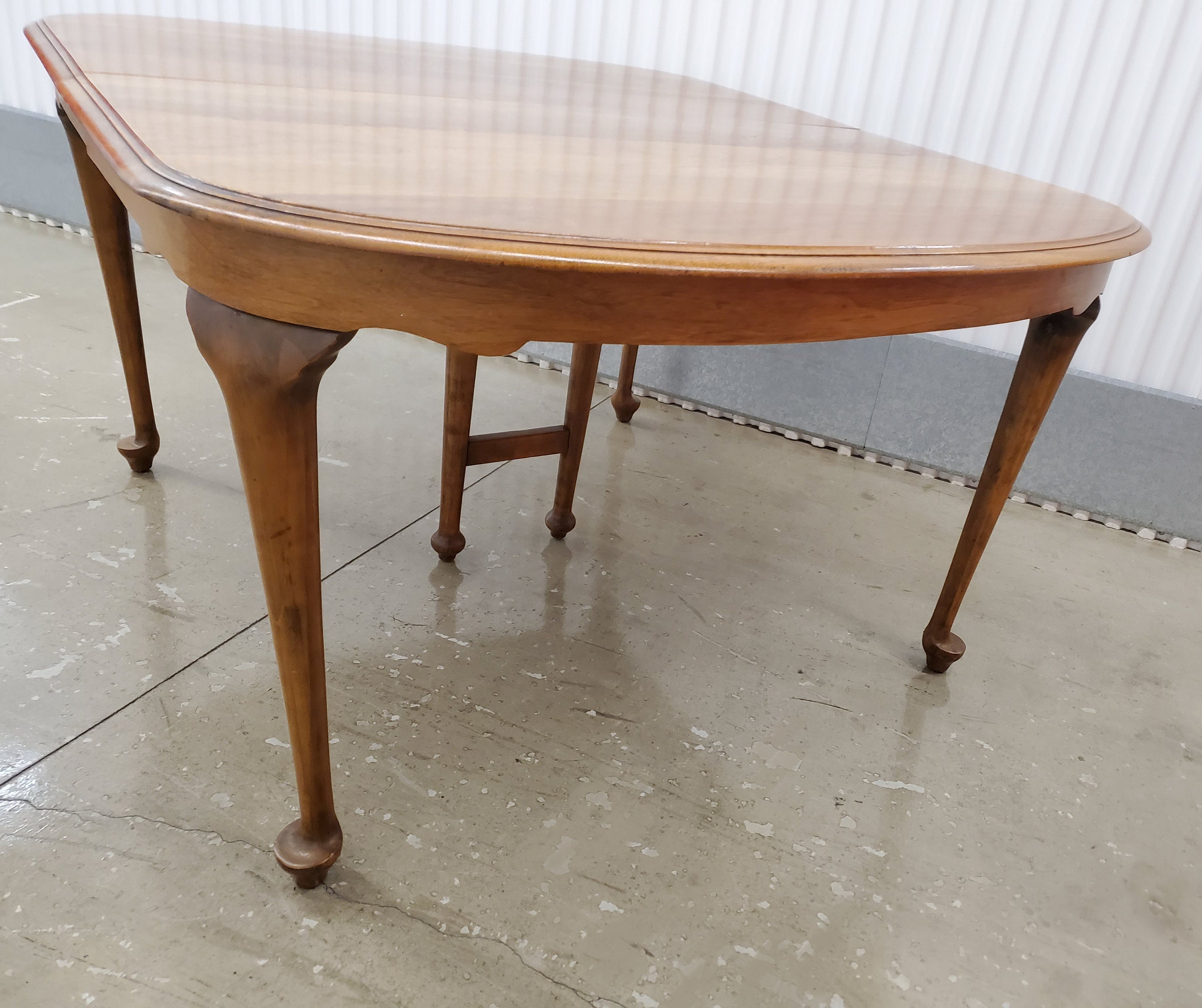 Antique Wood Dining Table Large Dining Table 6 Leg Table - Etsy