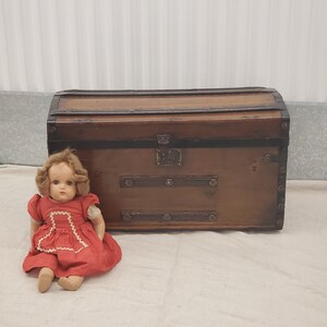 Antique Trunk, Small Trunk Chest, 1800s Trunk, Storage Trunk, Pirate ...