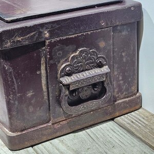 Antique Strong Box, Antique Stagecoach Strong Box, Antique Heavy ...