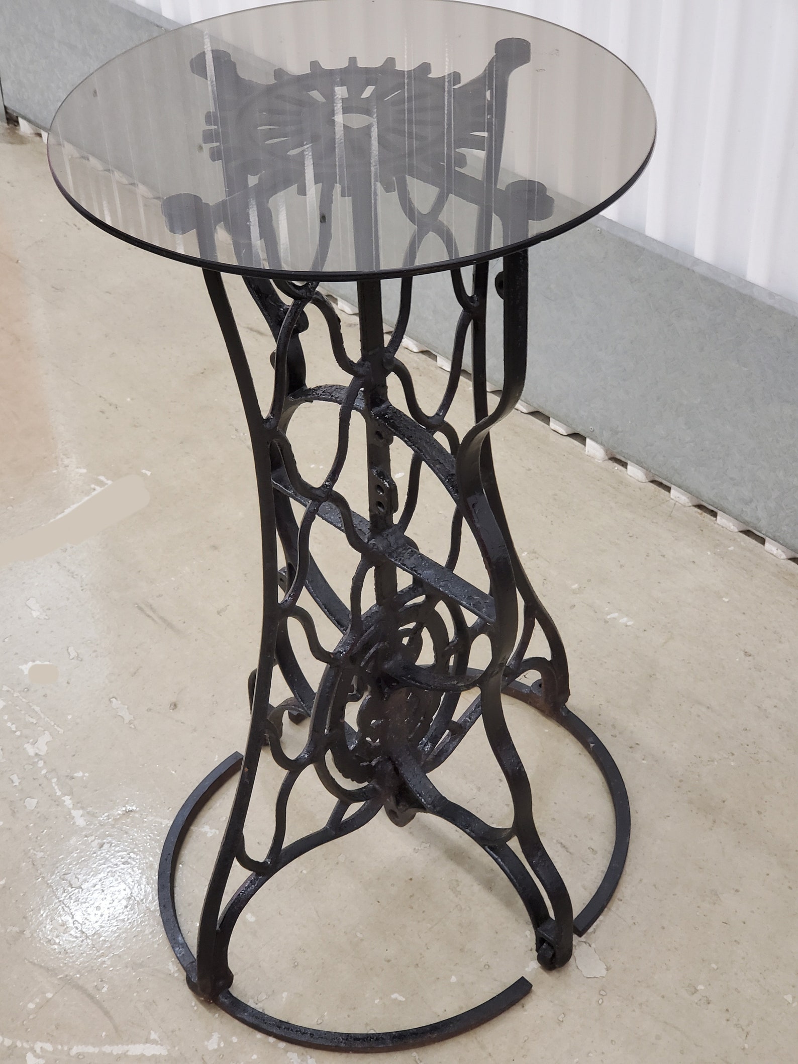 Antique Cast Iron End Table, Antique Singer Sewing Table, Antique Side ...
