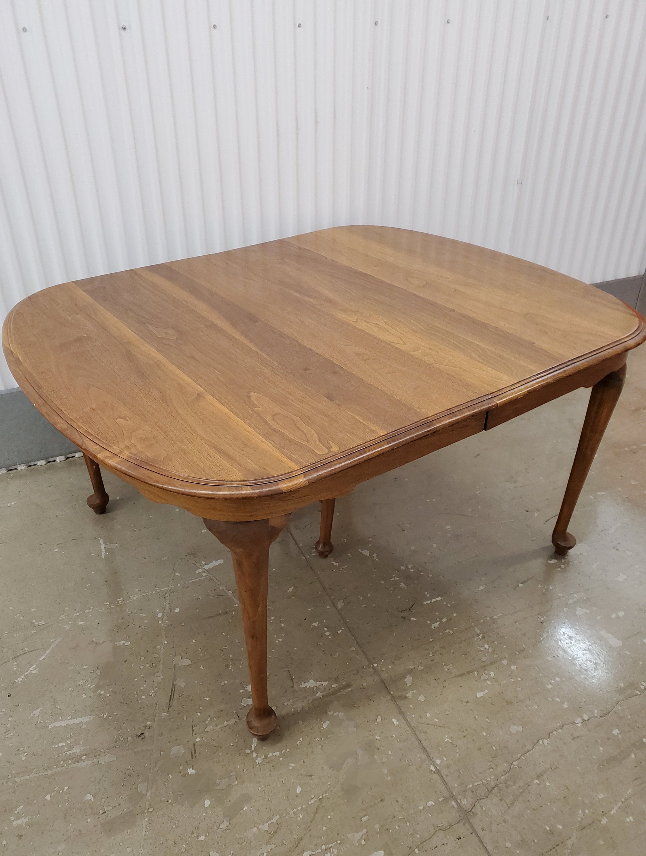 Antique Wood Dining Table, Large Dining Table, 6 Leg Table, Vintage ...