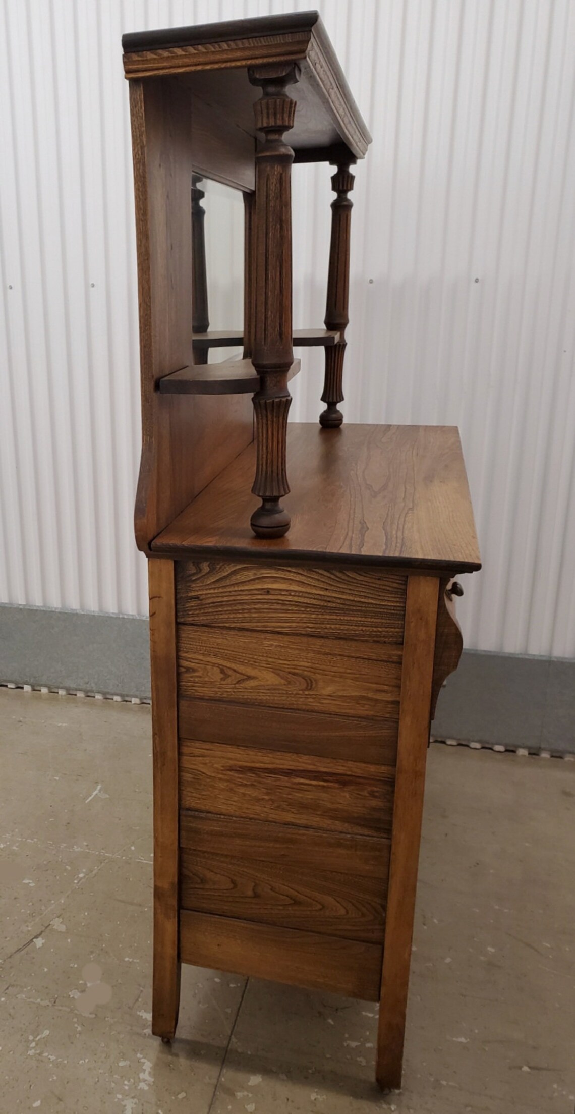 Antique Sideboard Cabinet With Mirror Antique Side Board - Etsy