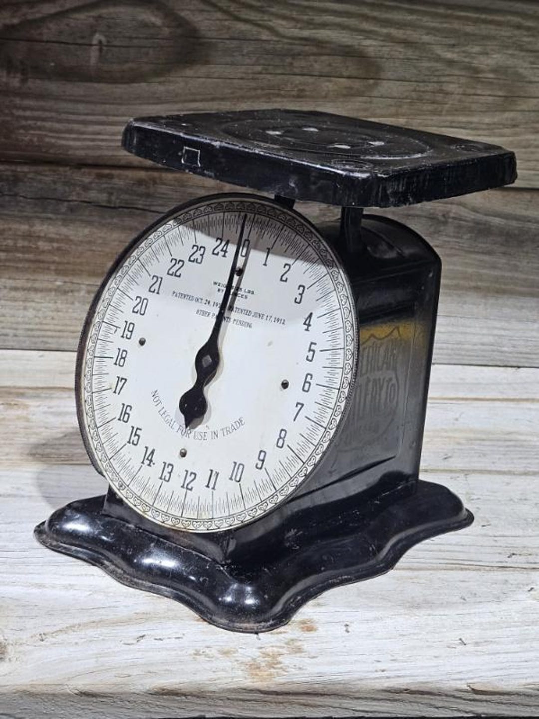 Antique Early 1900s Kitchen Scale, Antique Scale, Black Scale, Chicago ...