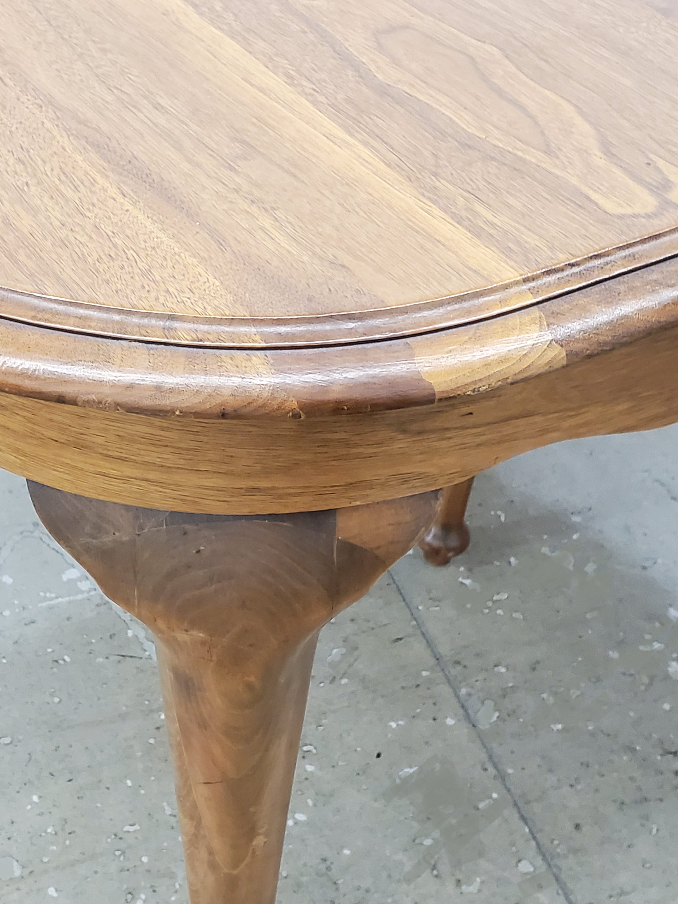 Antique Wood Dining Table Large Dining Table 6 Leg Table | Etsy