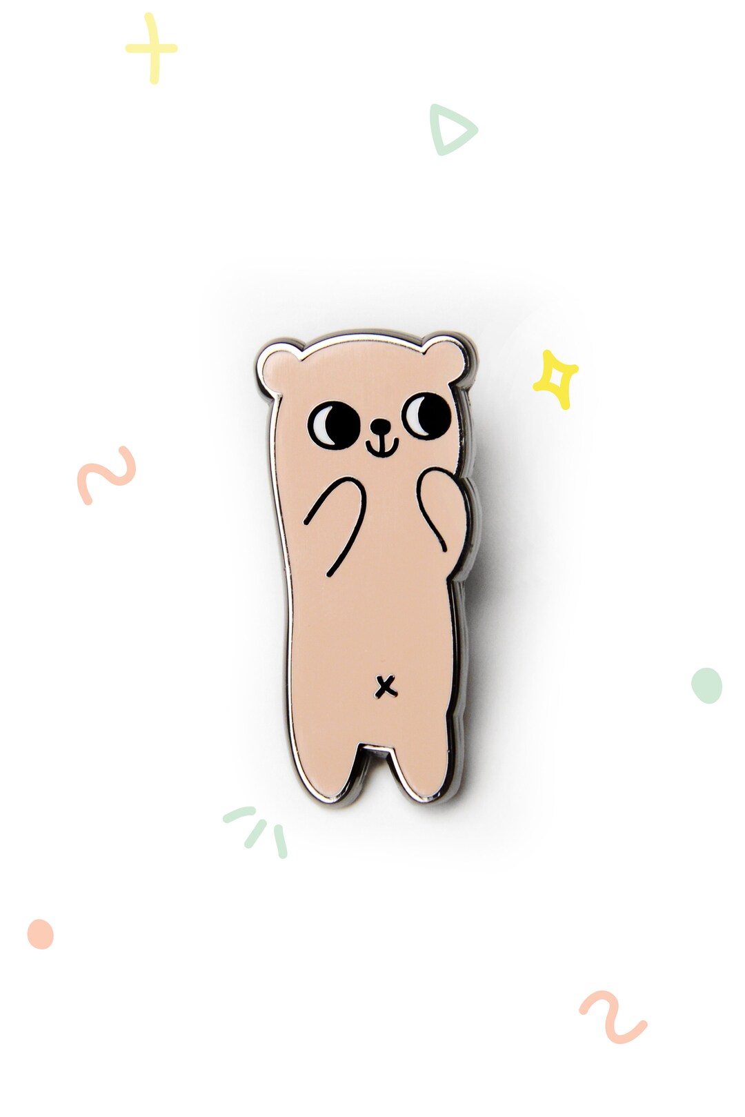 Pink Bear Enamel Pin | Cute Hard Enamel Pin | Animal Pin | Adorable ...
