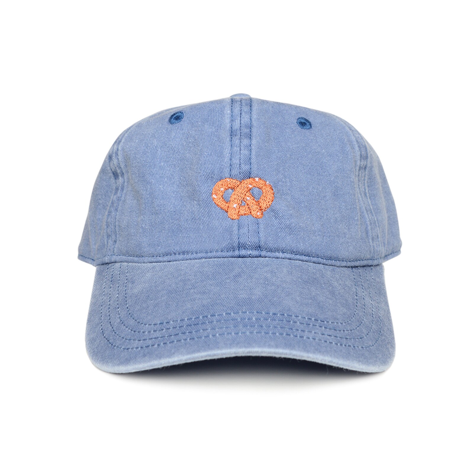 Embroidered Pretzel Hat Custom Colors Unisex 6-Panel | Etsy