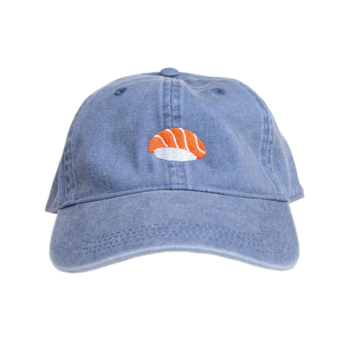 Embroidered Salmon Nigiri Hat | Custom Colors | Unisex | 6-panel ...
