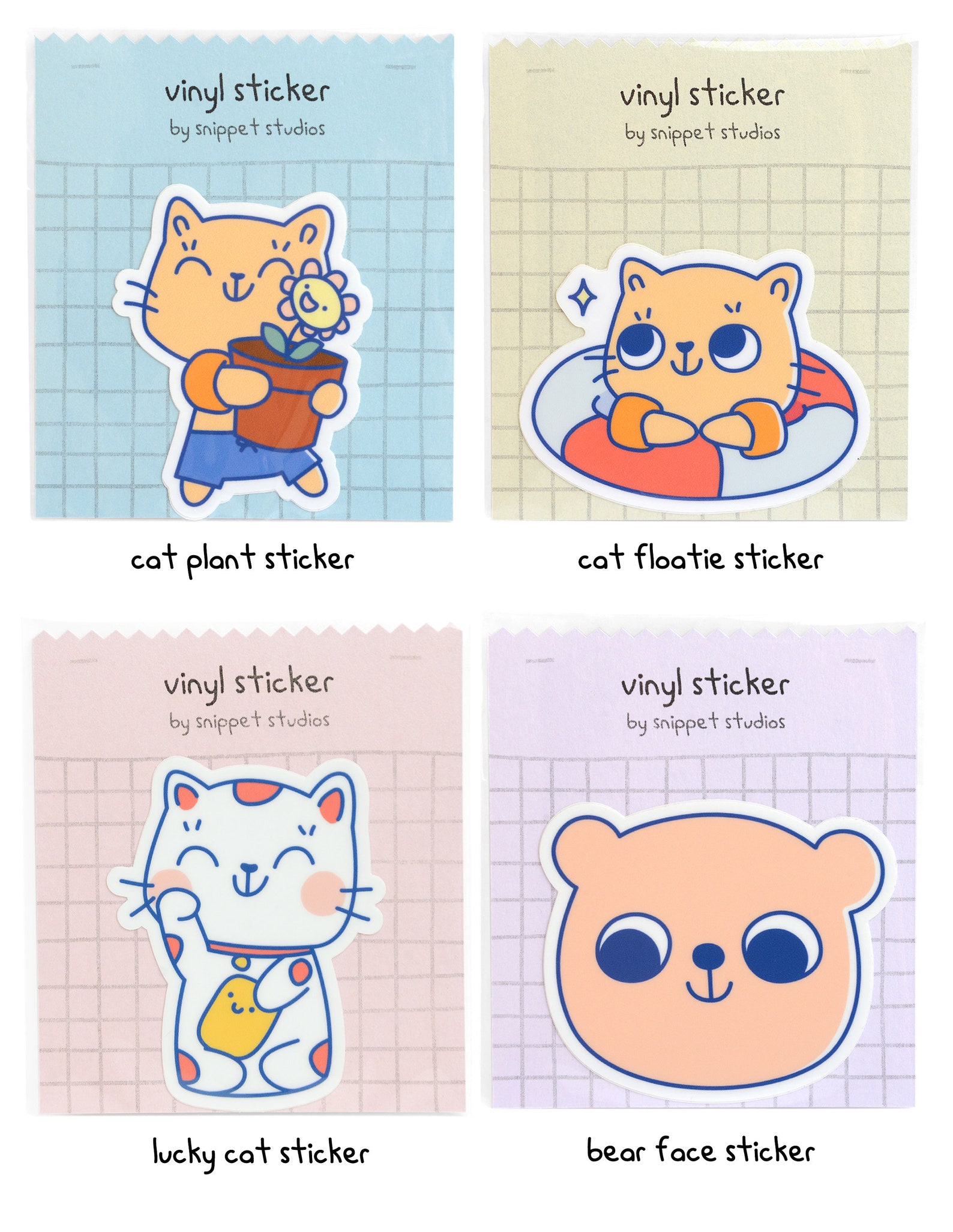 Cute Vinyl Stickers Sticker Pack Laptop Stickers Decal - Etsy