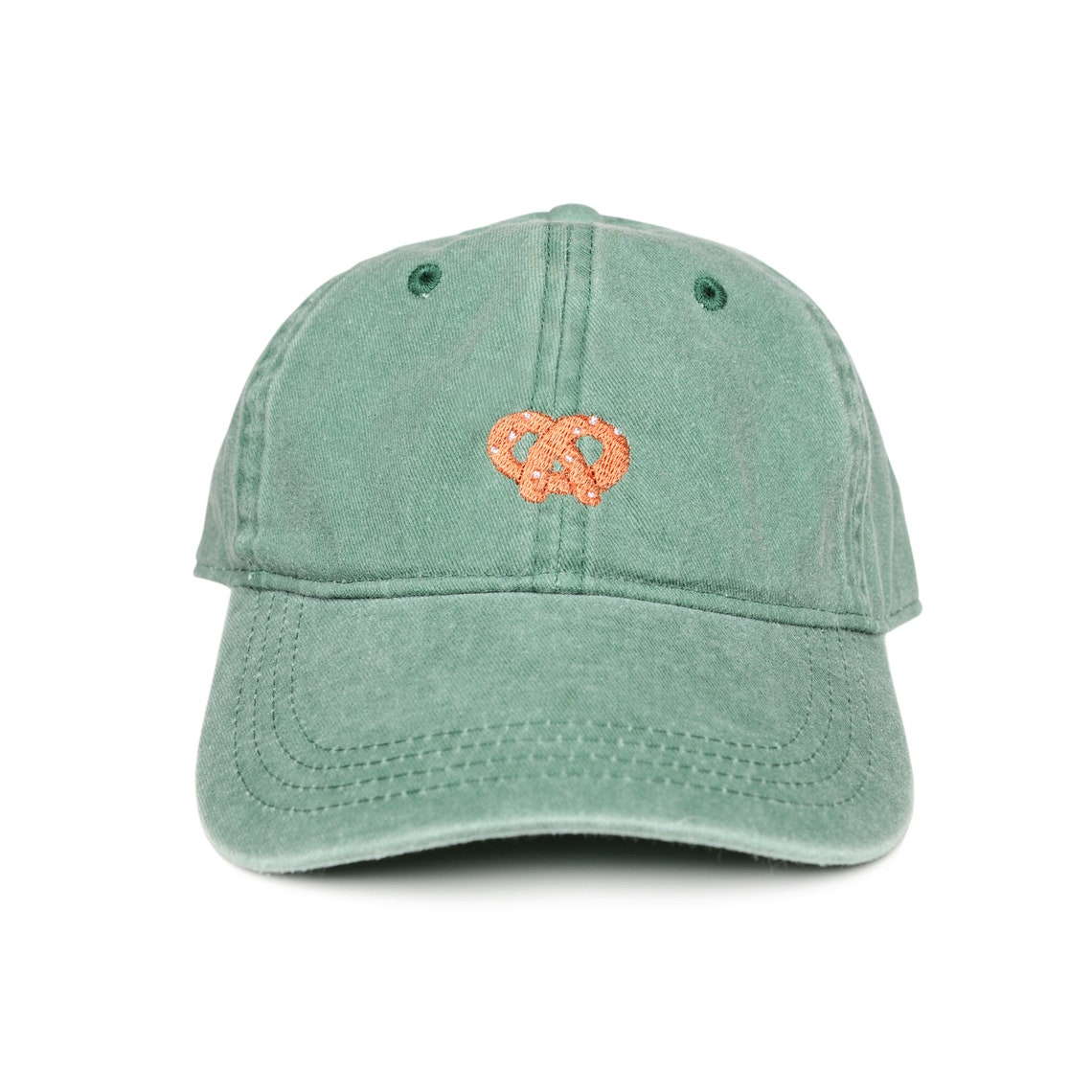Embroidered Pretzel Hat Custom Colors Unisex 6-Panel | Etsy