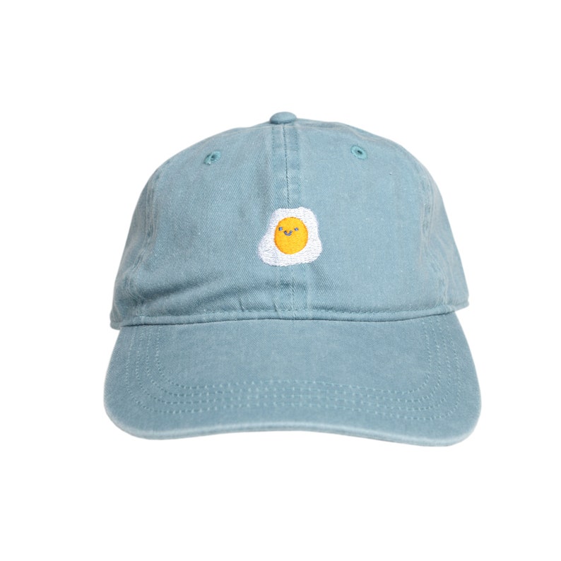 Embroidered Egg Hat Fried Egg Breakfast Food Custom - Etsy