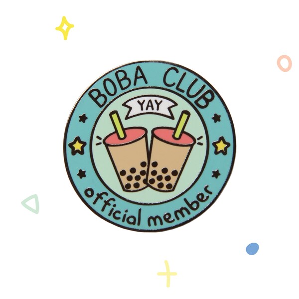 Bubble Tea Enamel Pin - Etsy