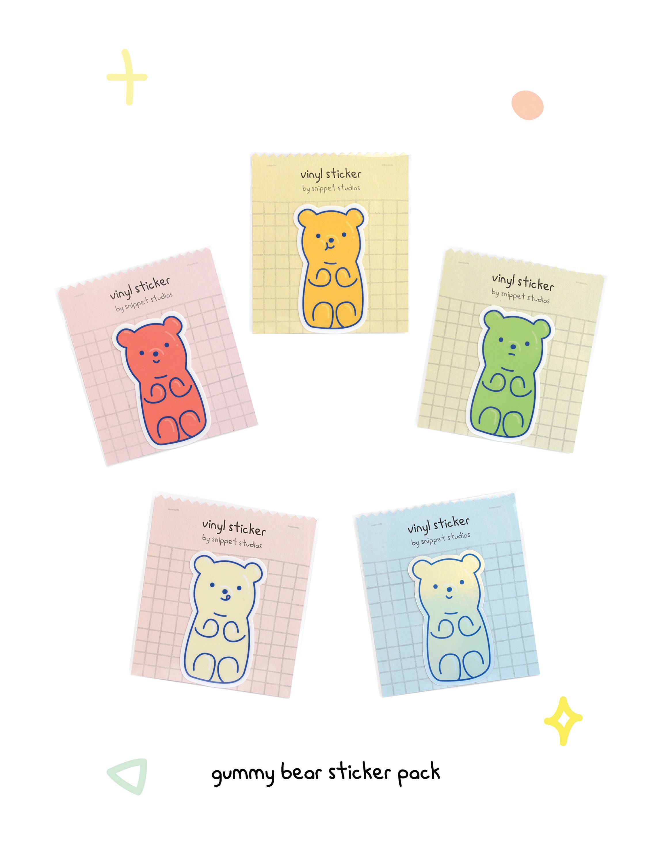 Cute Vinyl Stickers Sticker Pack Laptop Stickers Decal | Etsy