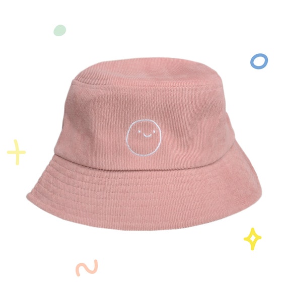 Embroidered Smiley Bucket Hat Custom Colors Unisex Smile - Etsy