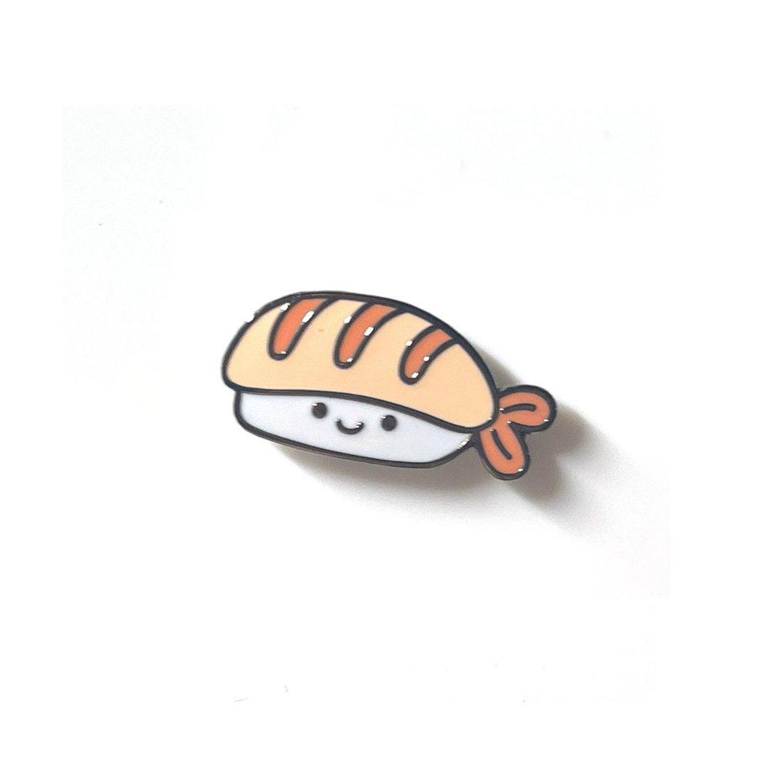 Shrimp Nigiri Enamel Pin | Cute Hard Enamel Pin | Food | Japanese ...