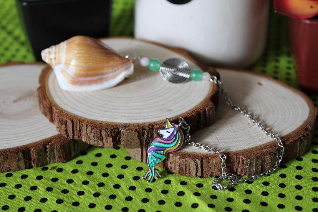 Seashell Pendulum With Green Aventurine and Rose Quartz, Unicorn Tools ...