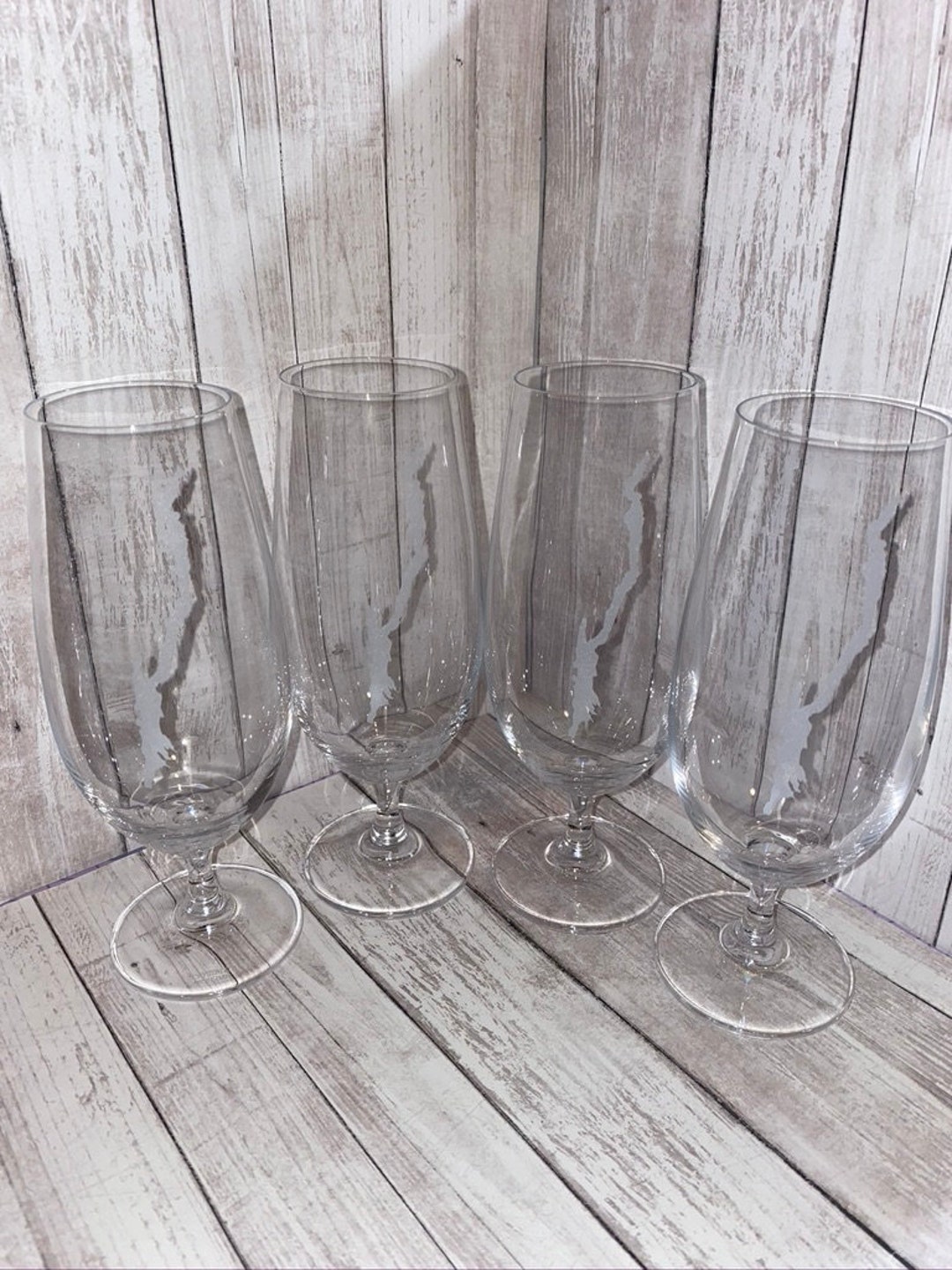 Lake George Glass Set, NY Glass Set, LG, New York, NY, Local ...
