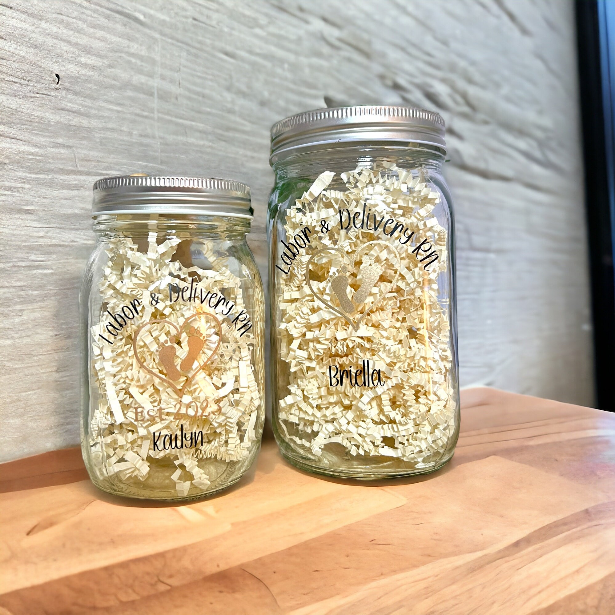 Personalized Labor and Delivery Tracking Jar With Beads, L&D, OB, Nurse ...