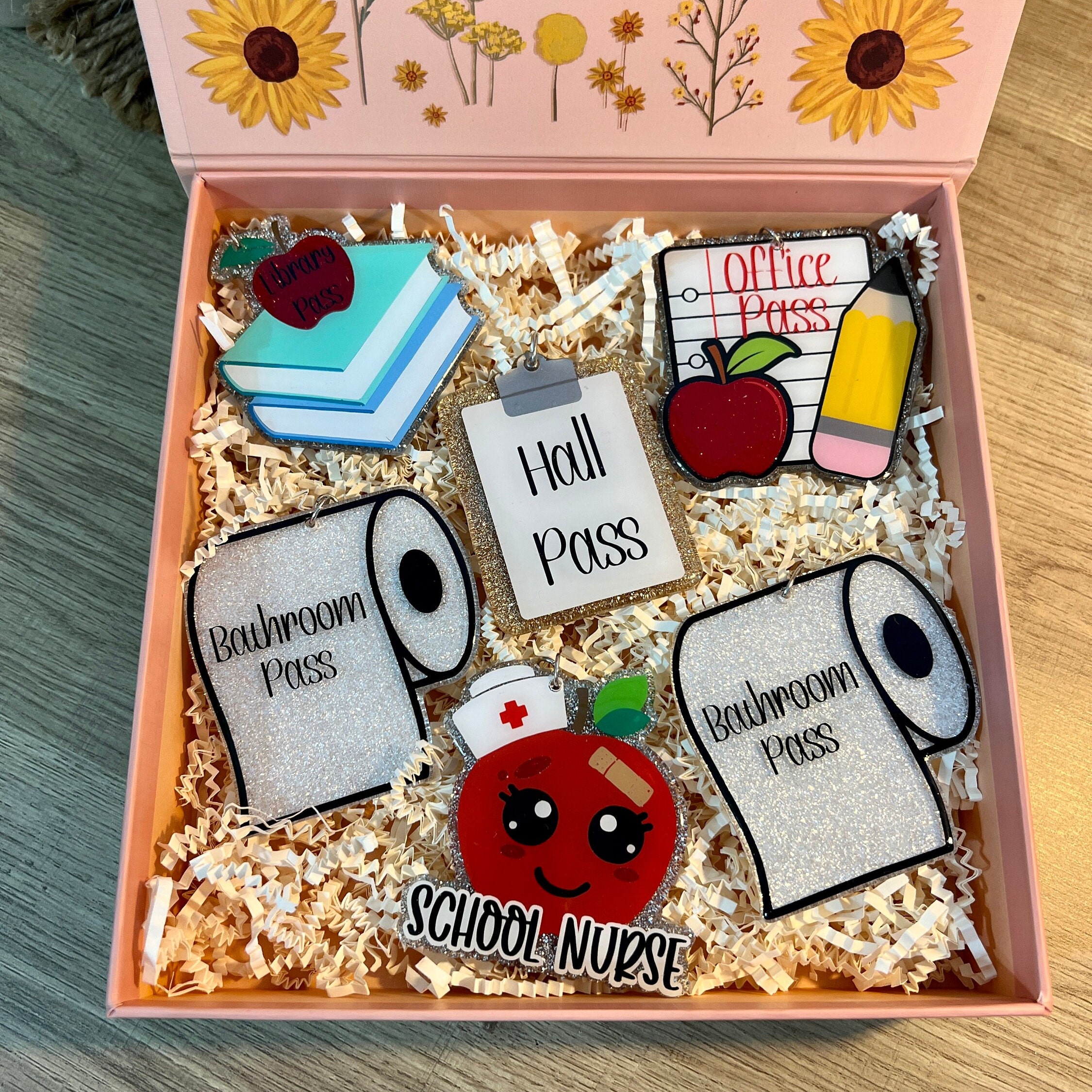 Classroom Hall Pass Set, School Year, Teacher, Classroom, Gift for ...