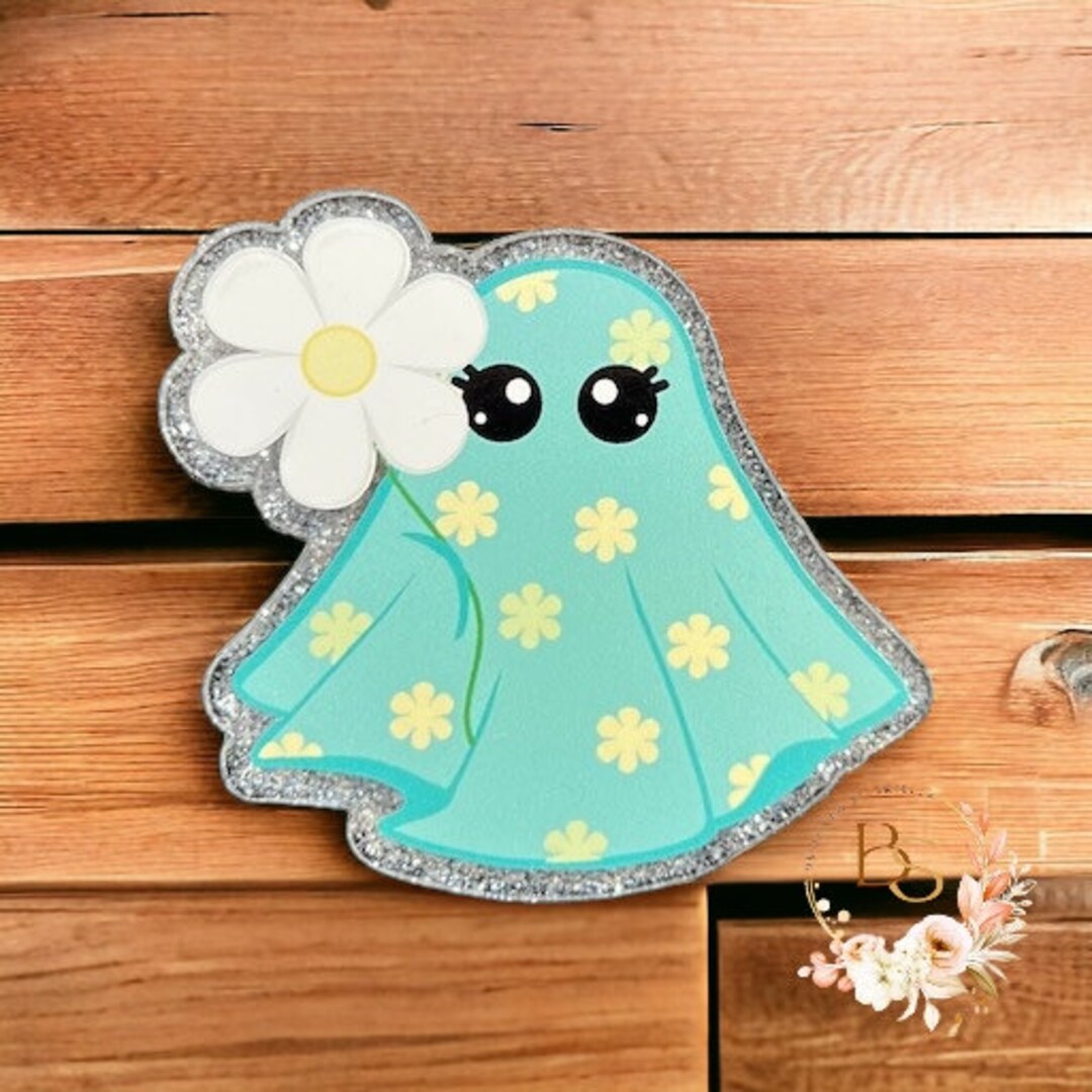 Daisy Ghost Badge Reel, Nurse, Garden Gnome, Daisy Award, Flowers, Cute ...
