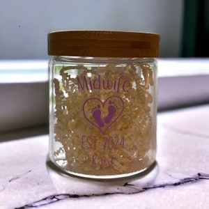 Personalized Labor and Delivery Tracking Jar With Beads, L&D, OB Nurse ...