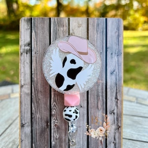 Flying Cowgirl Peanut Ball Badge Reel, Labor and Delivery, Baby Nurse ...