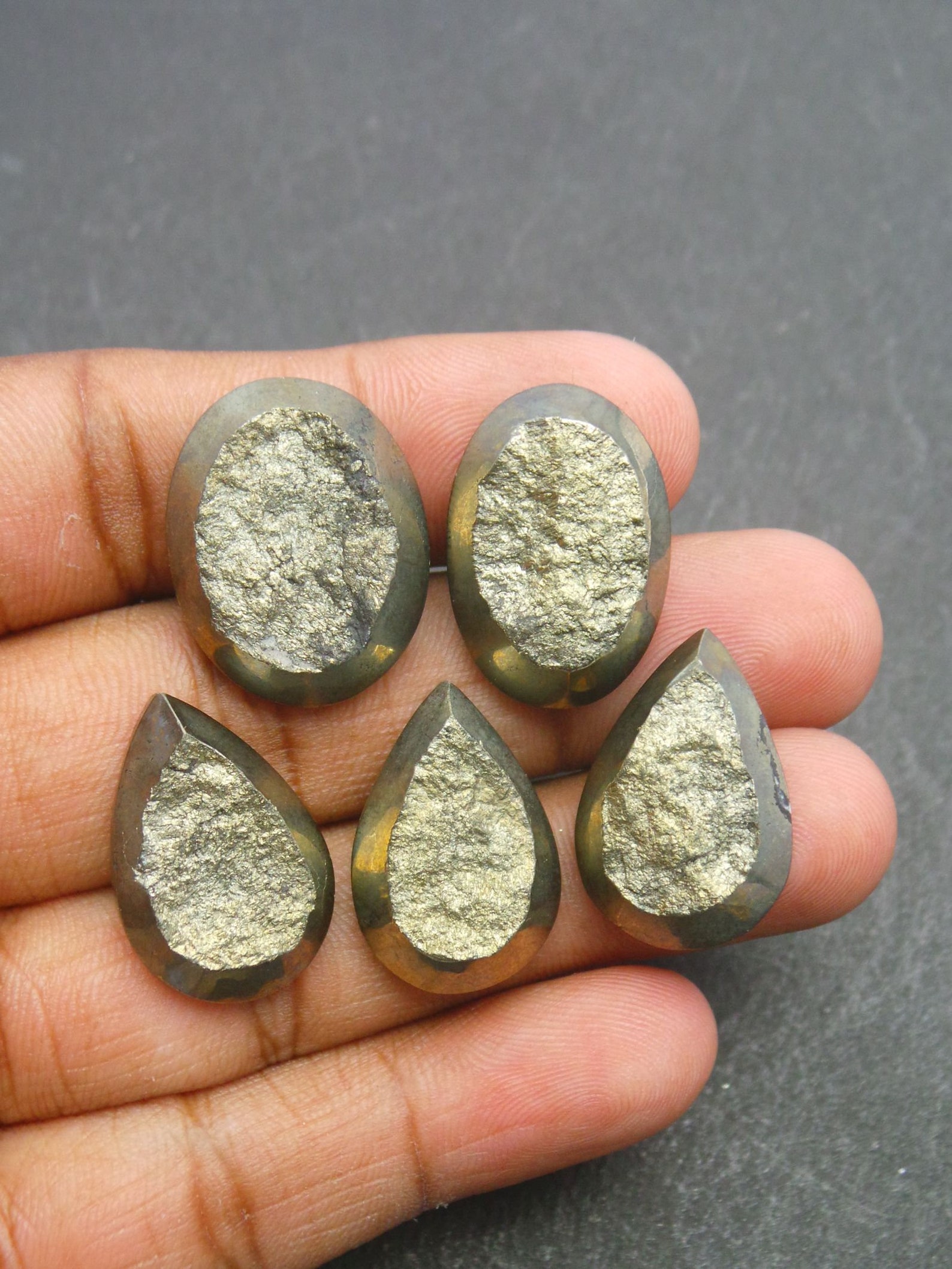 Pyrite Gemstone Cabochons-Pyrite Druzy Cabochons-Natural | Etsy Pyrite Gemstone Cabochons-Pyrite Druzy Cabochons-Natural | Etsy