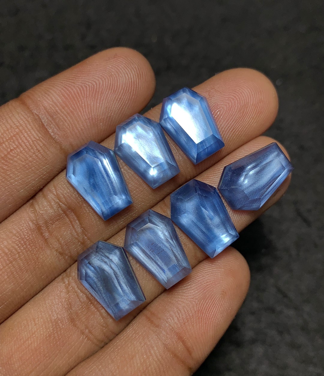 Aurora Shell Pearl Gemstone Aurora Shell Pearl Step Cut Coffin Shape ...