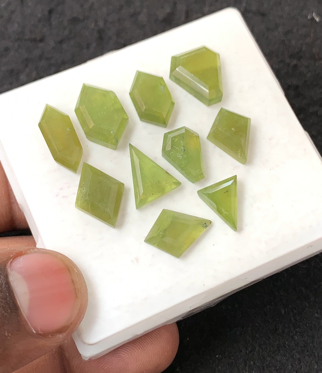 Vesuvianite Gemstone-natural Vesuvianite Step Cut Fancy Shape Gamstone ...
