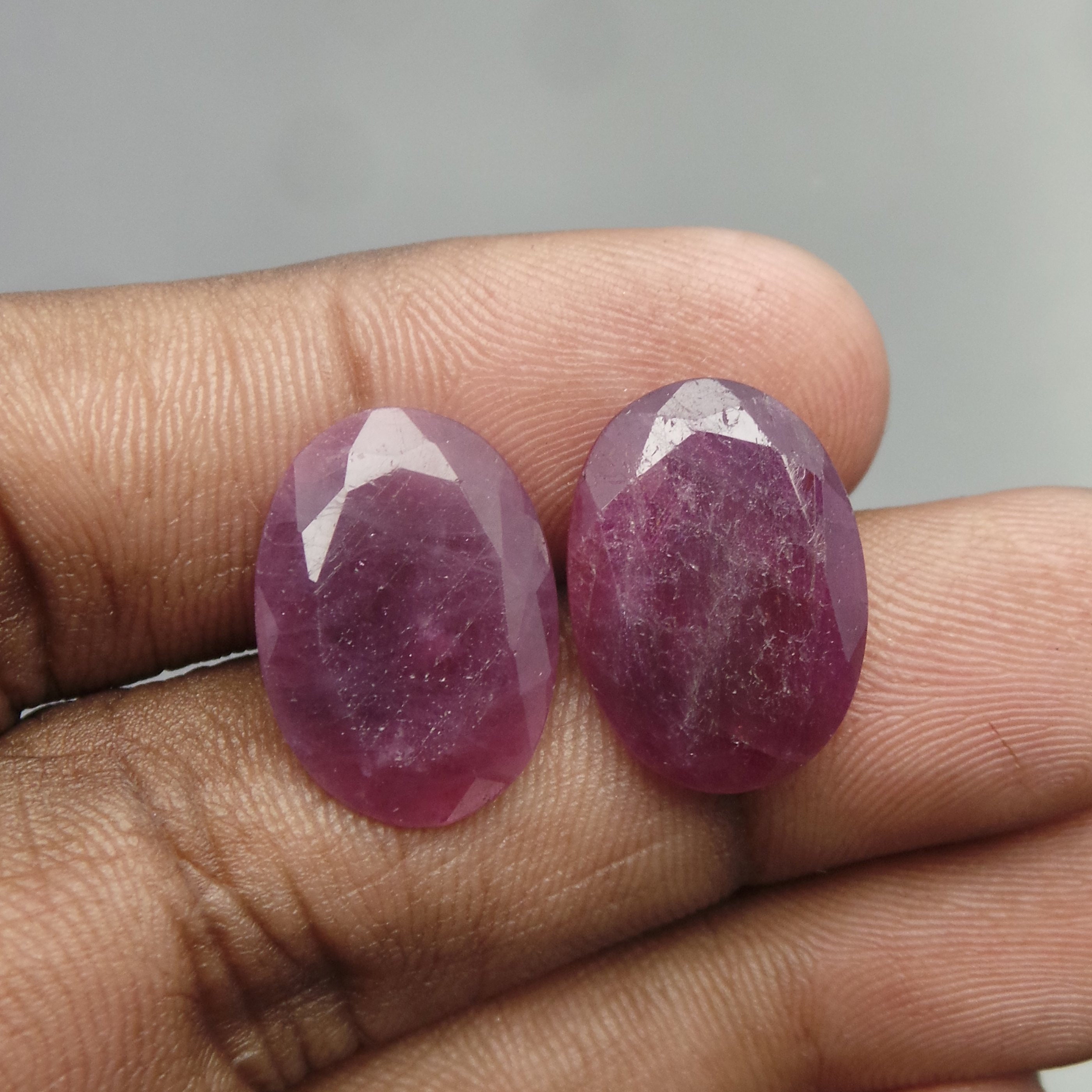 Natural Ruby Gemstone-Ruby Cut Stone-Natural Ruby Faceted | Etsy