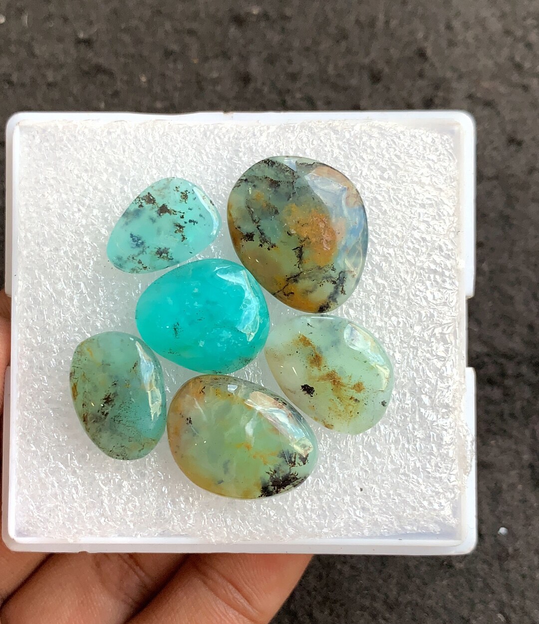 Amazing Peru Opal Gemstone Natural Peru Opal Smooth Fancy Shape ...