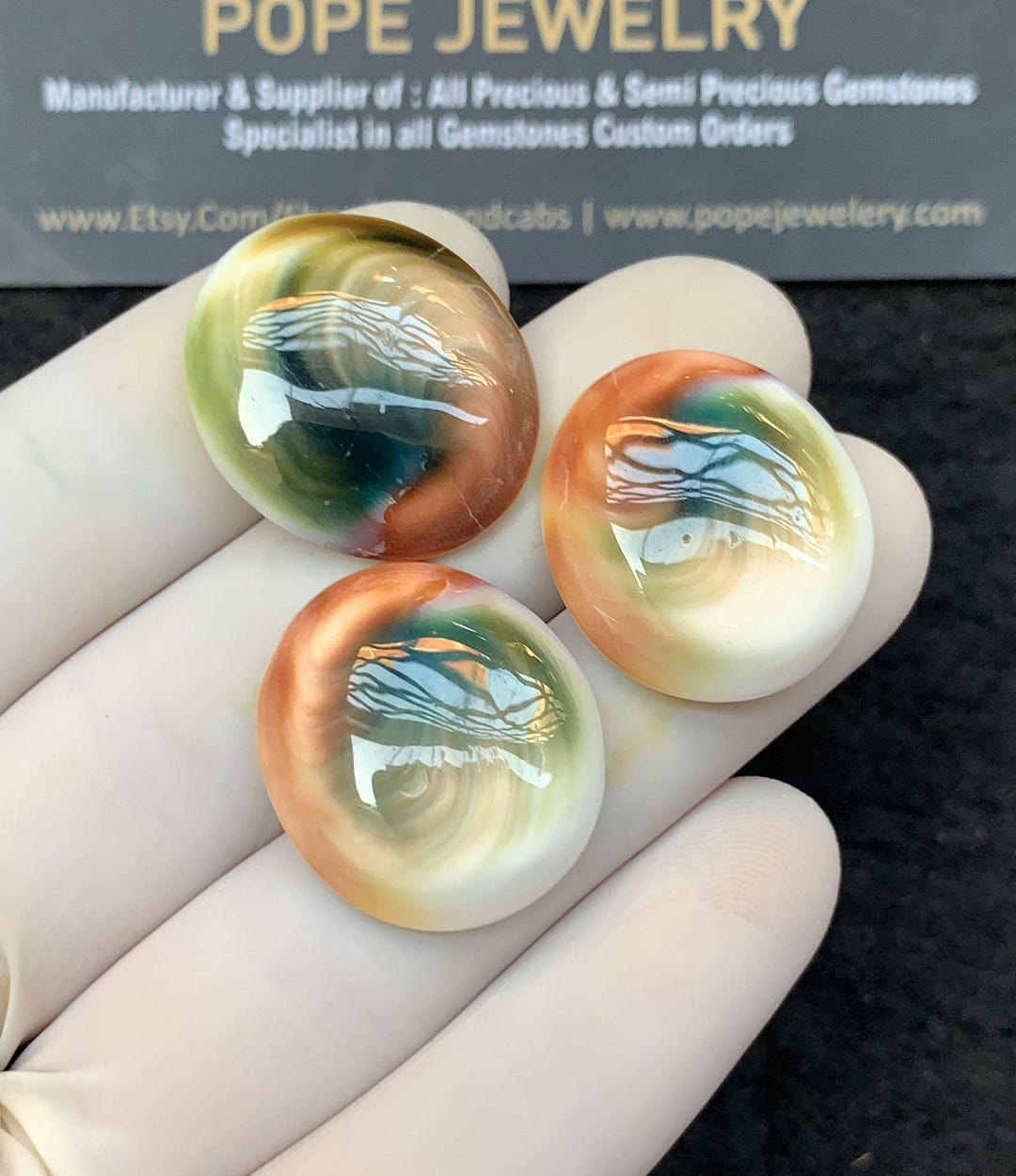 Natural Shiva Eye Gemstone Smooth Fancy Cabochon High Quality Loose ...