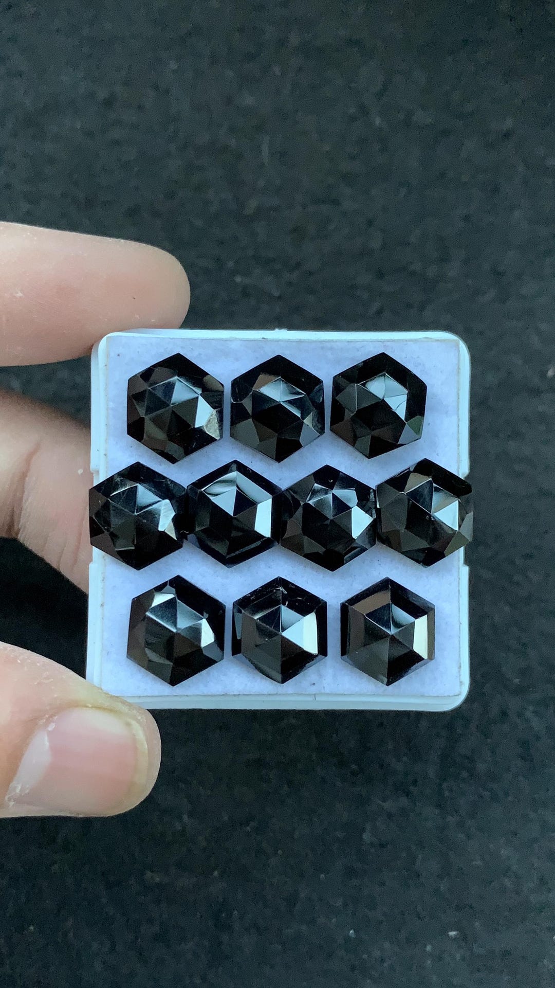 Black Spinal Gemstone-black Spinal Rose Cut Cabochon-black Spinal ...