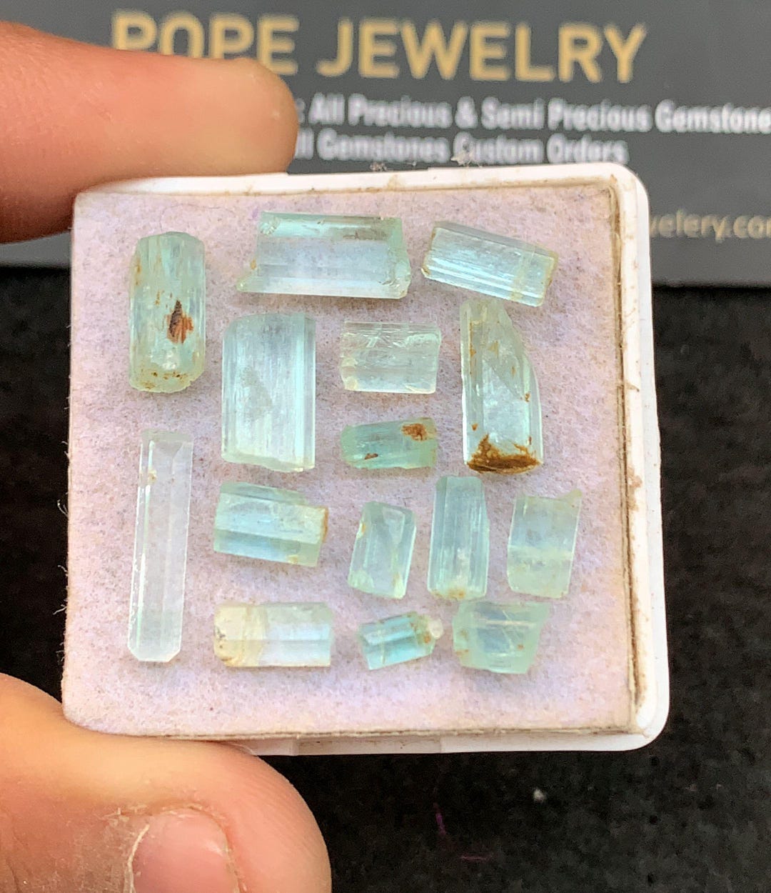 100% Natural Beryl Rough Gemstone Pencil Shape High Quality Loose ...