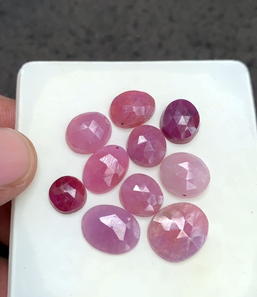 Natural Ruby Rose Cut Fancy Shape Cabochon High Quality Gemstone for ...