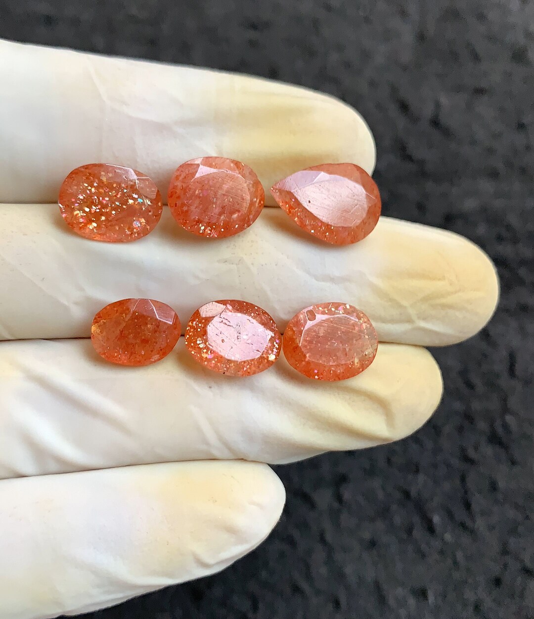 Sunstone Gemstone Natural Sunstone Faceted Cut Mix Shape Gemstone 10-14 ...