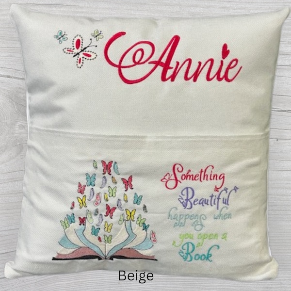 Kids Personalized Reading Pillow - Etsy