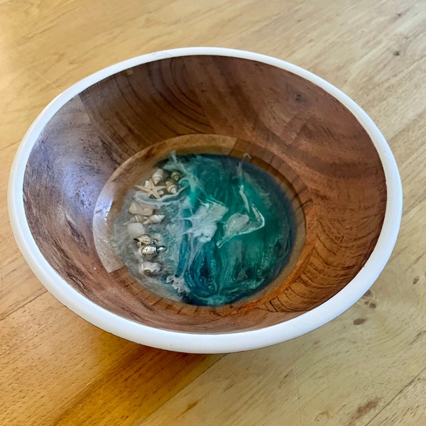 Wooden Sea Turtle Bowl - Etsy
