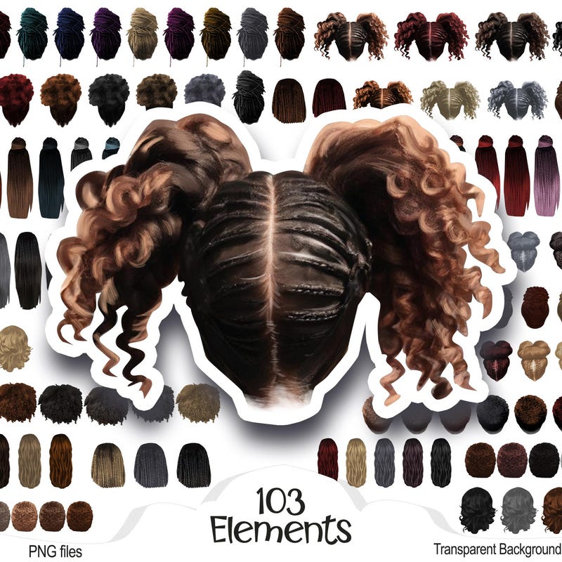 Black Hairstyles Logo - Etsy