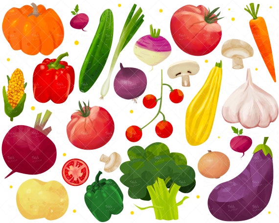 Farm Vegetables Clipart