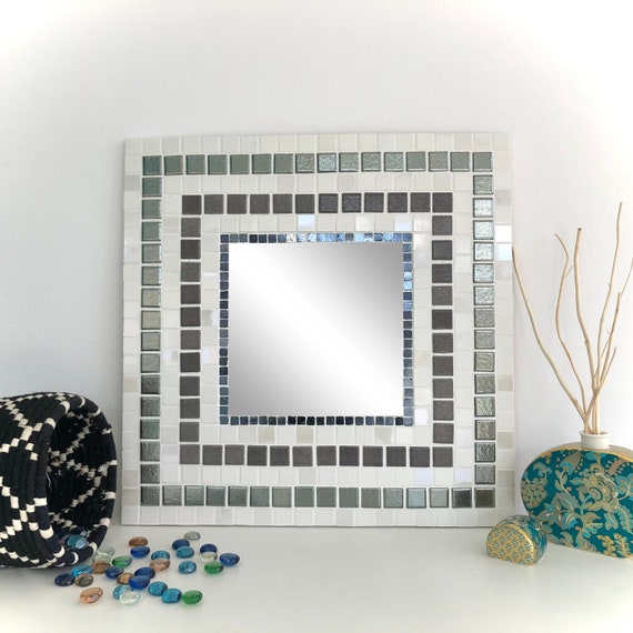 Geometric Mirror Mosaic Wall Art | Etsy