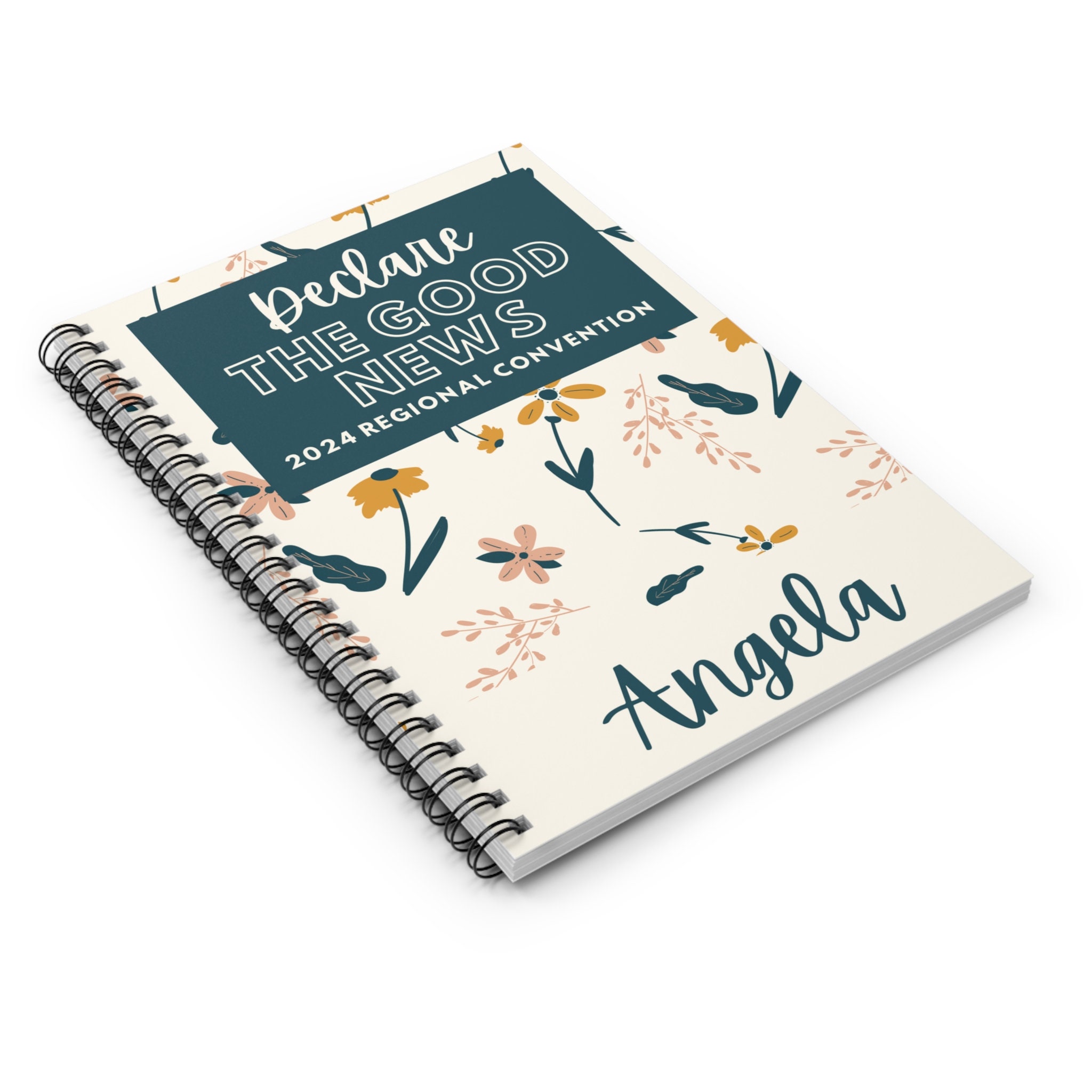 Customizable 2024 JW Convention Notebook, Declare the Good News Spiral ...