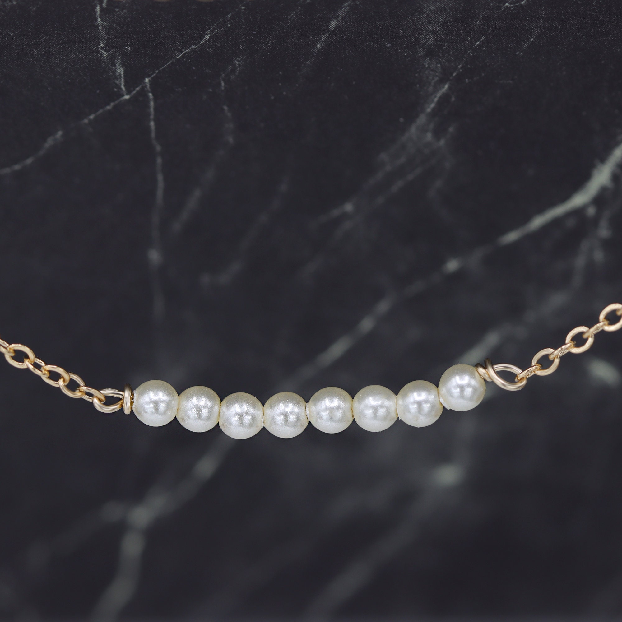 Simple Pearl Necklace Dainty PEARL Choker Necklace Gift for | Etsy