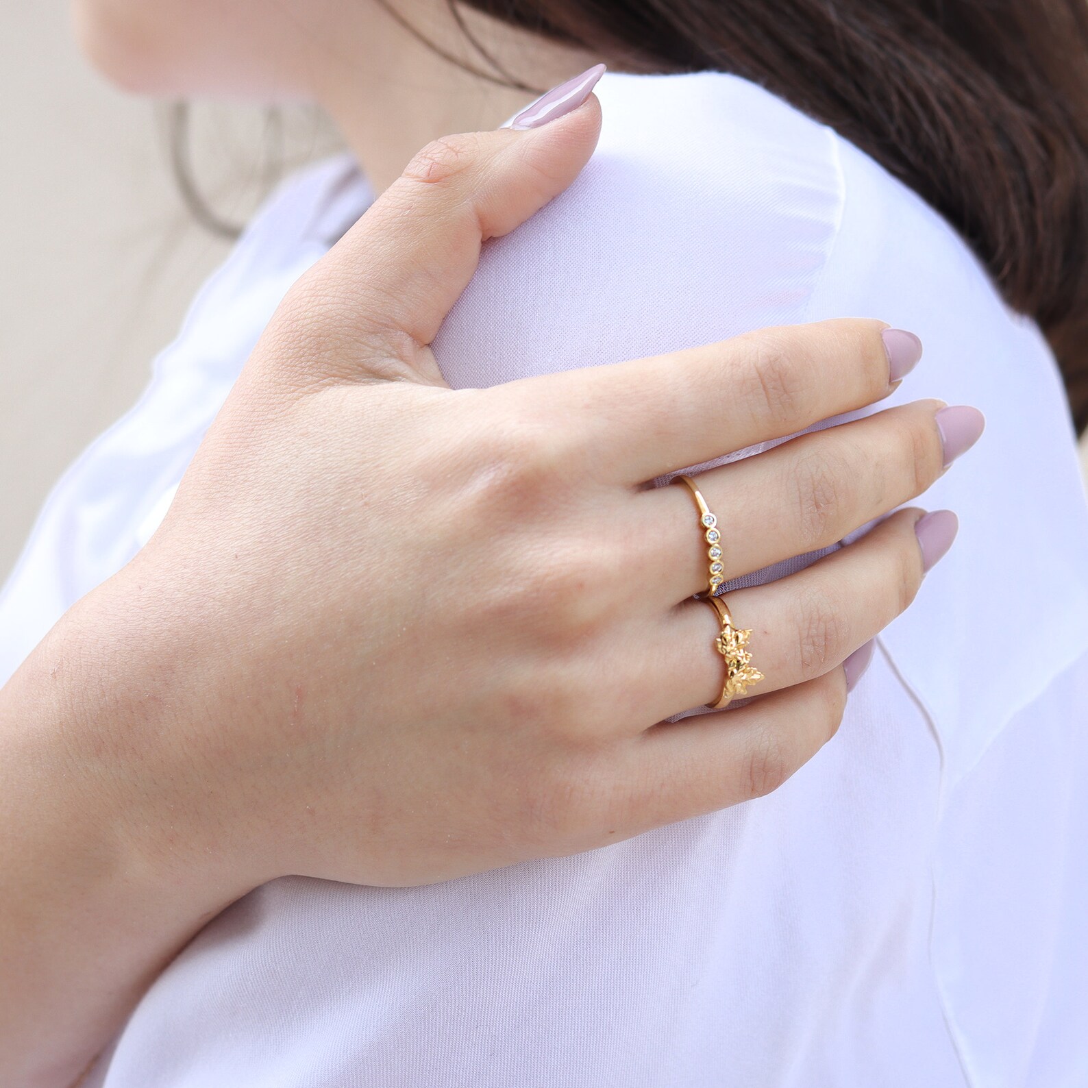 Leaf Ring, Maple Leaf Ring, Maple Ring, Leaves Ring, Nature Ring ...