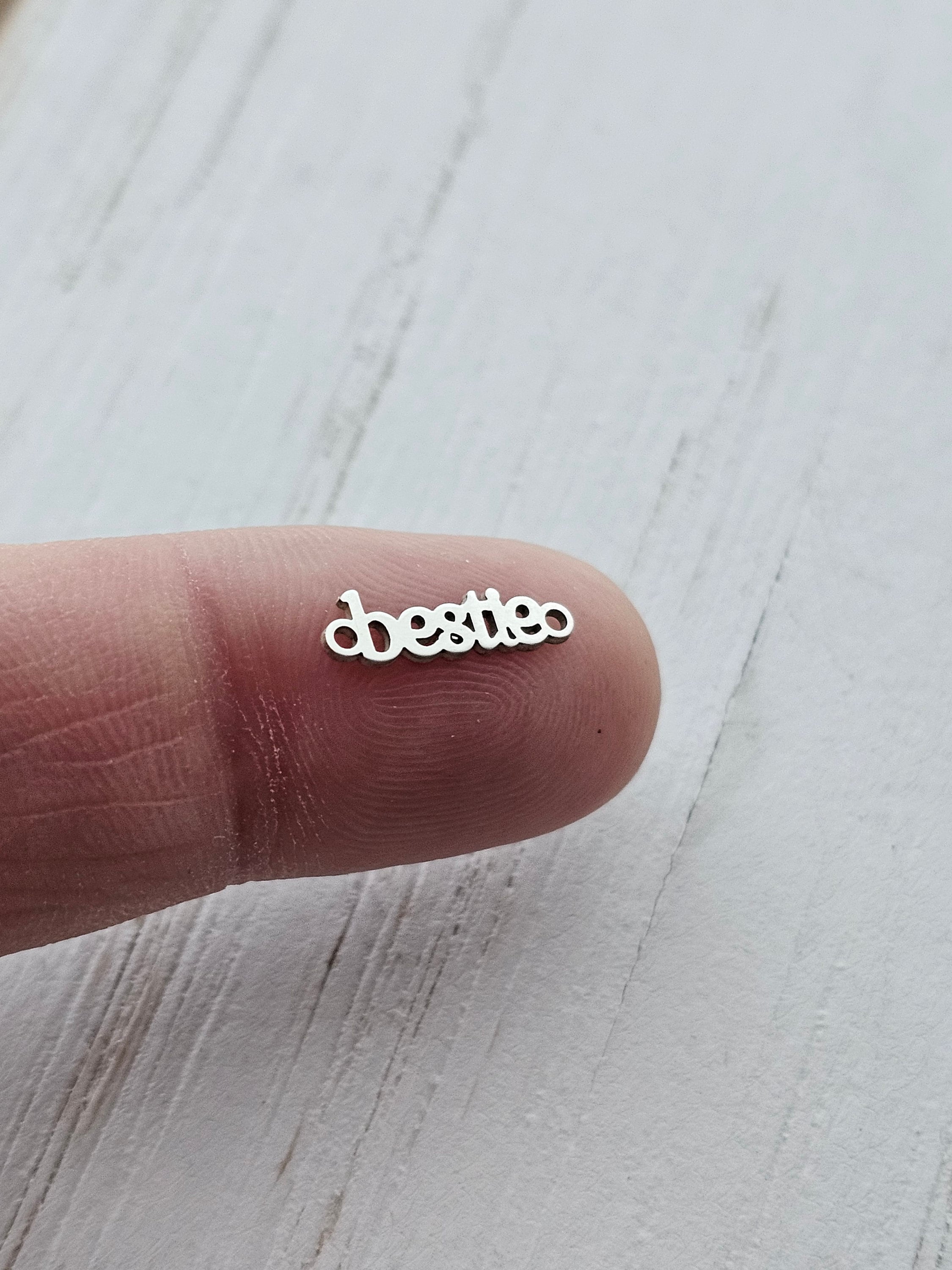 Permanent Jewelry Charm, Bestie Charm, Permanent Jewelry Connectors ...