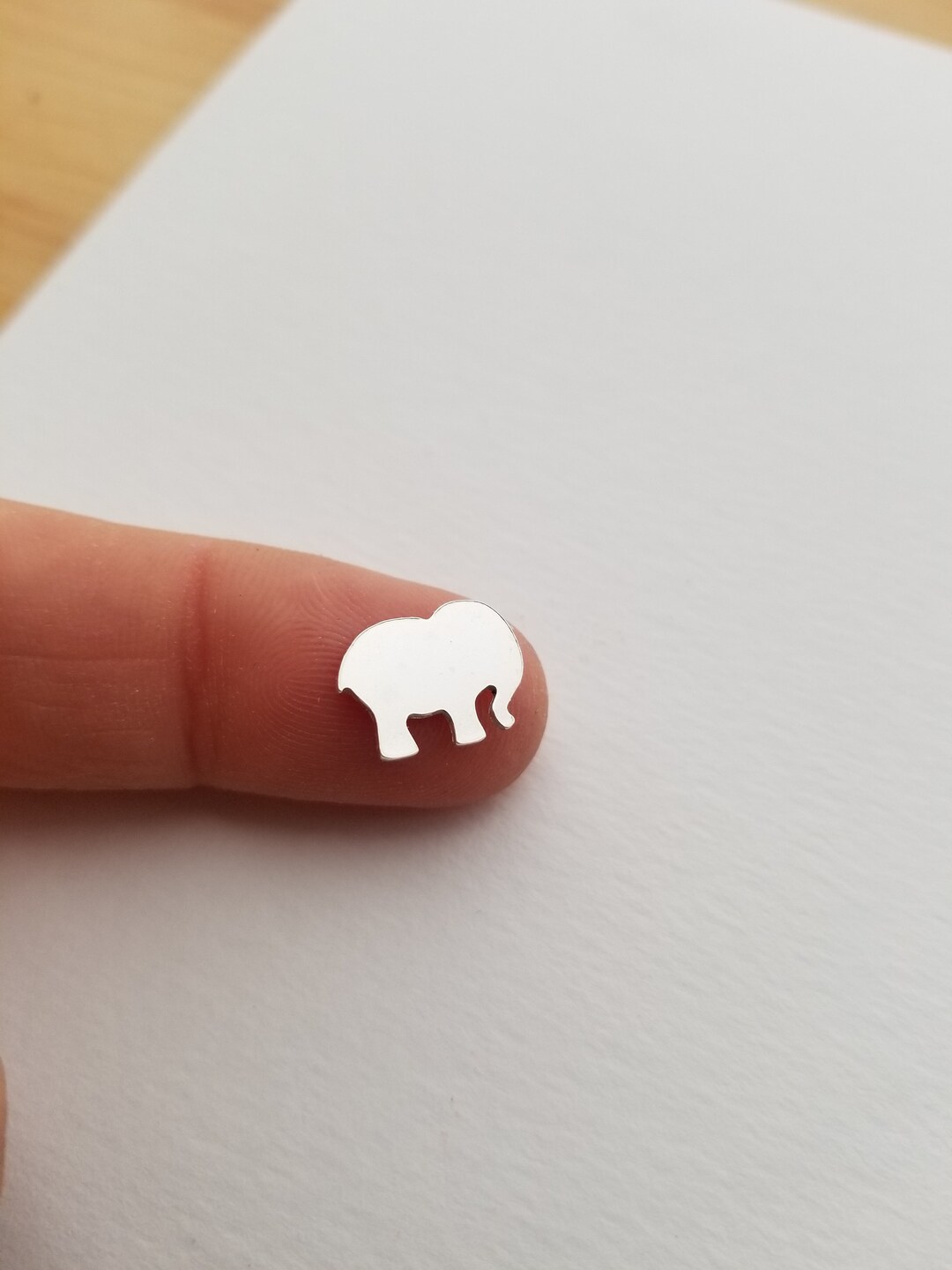 Sterling Silver Baby Elephant Component, Solderable Elephant Accent - Etsy