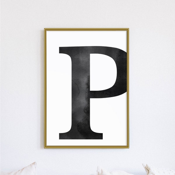 Wooden Letter P - Etsy