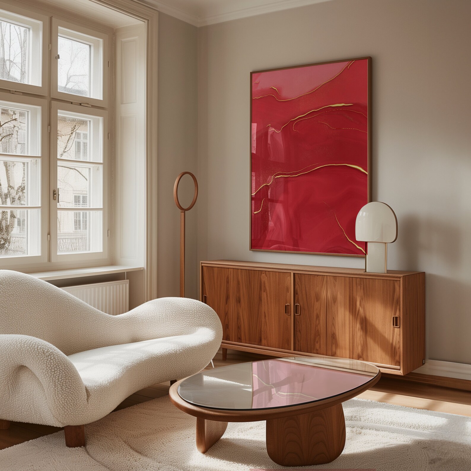 Liquid Red Abstract Art Digital Print, Colourful, Digital Download ...