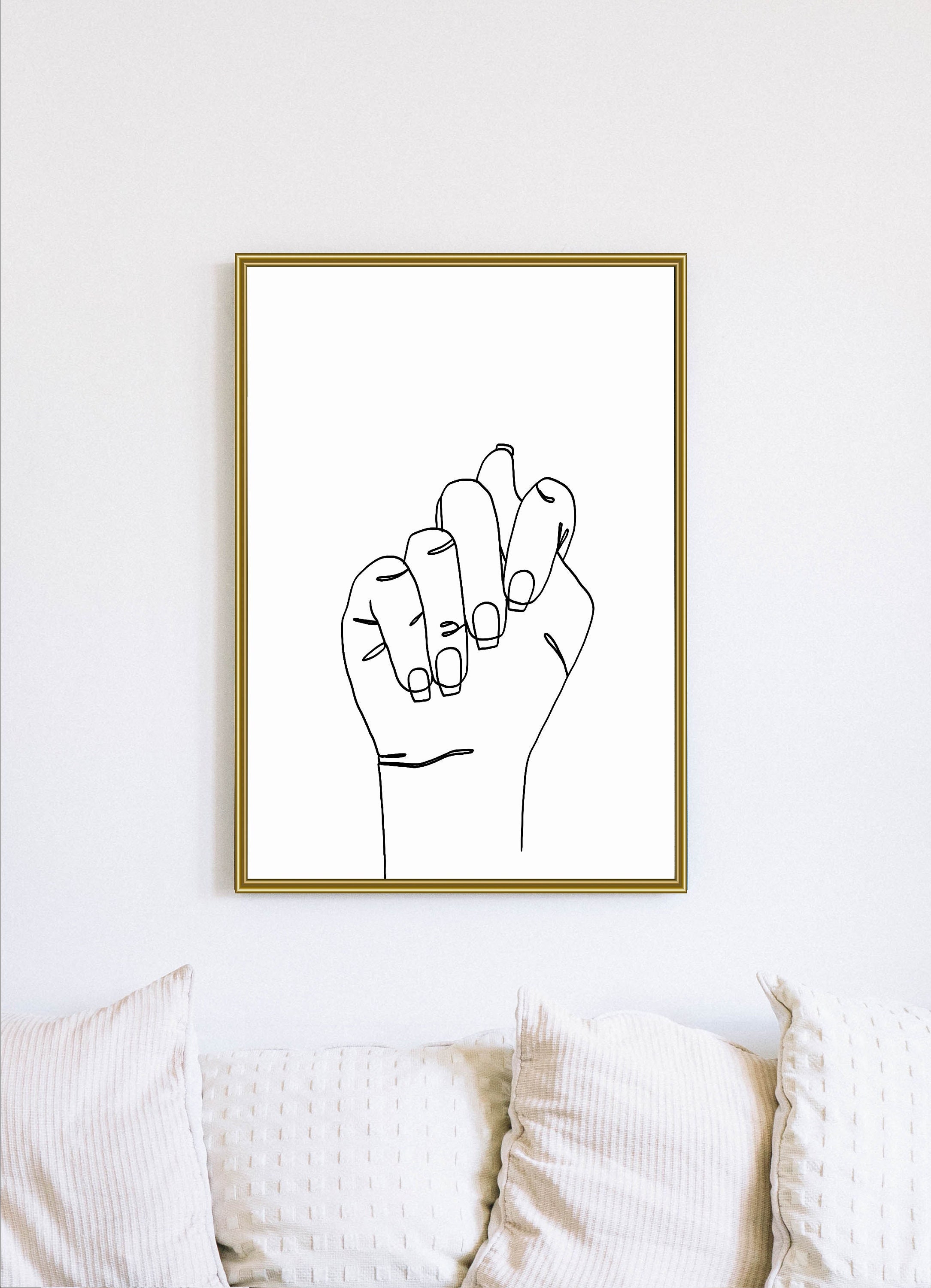 Sign Language Letter T Line Art Alphabet Asl One Line - Etsy